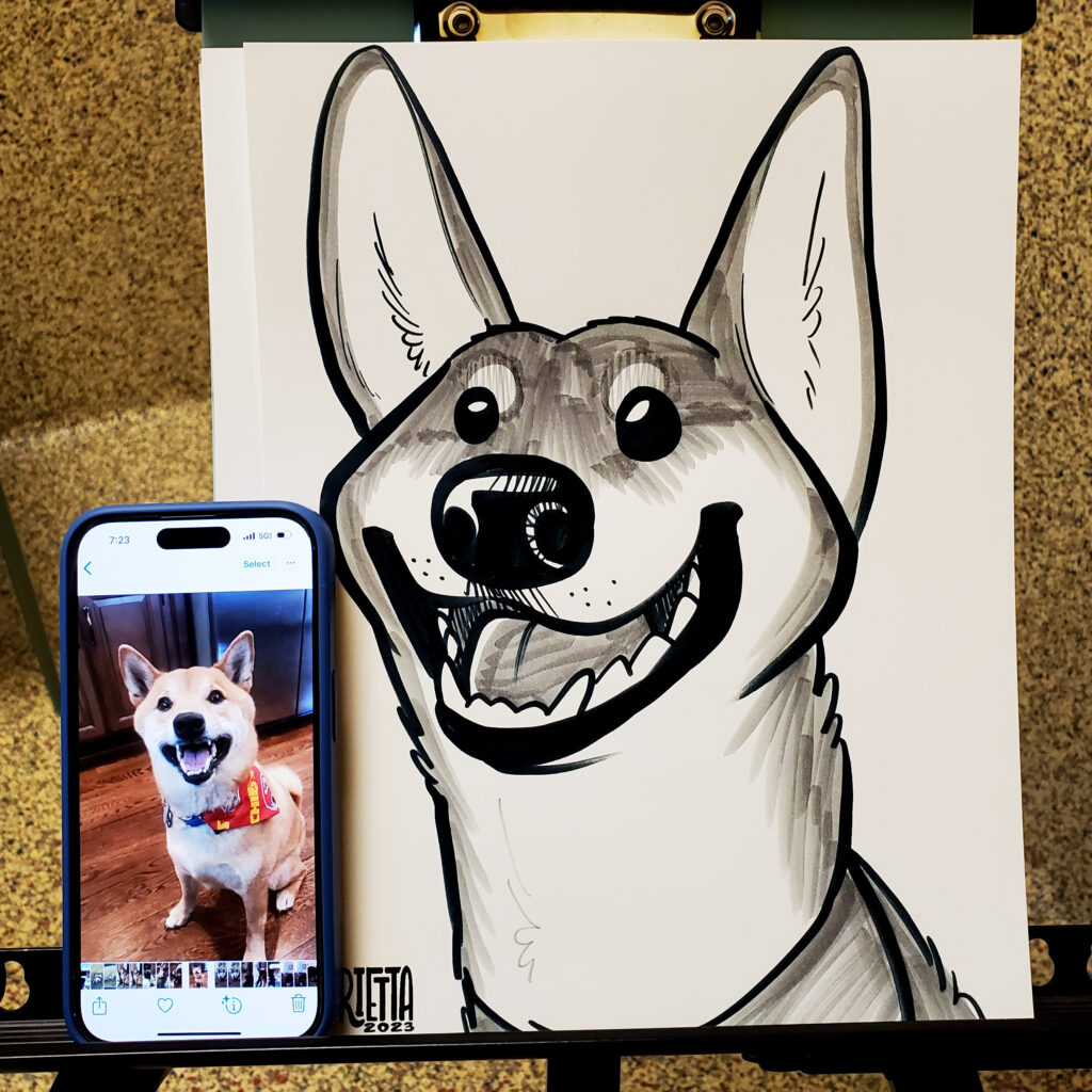 7 a - Goofy Faces Caricature Artists